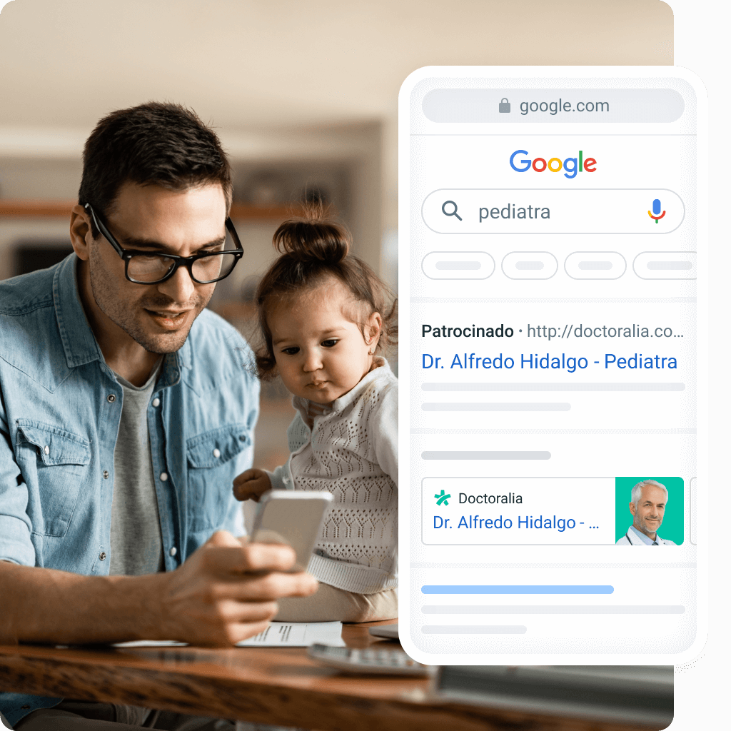 Hazte más visible para los pacientes con un perfil gratuito en Doctoralia.